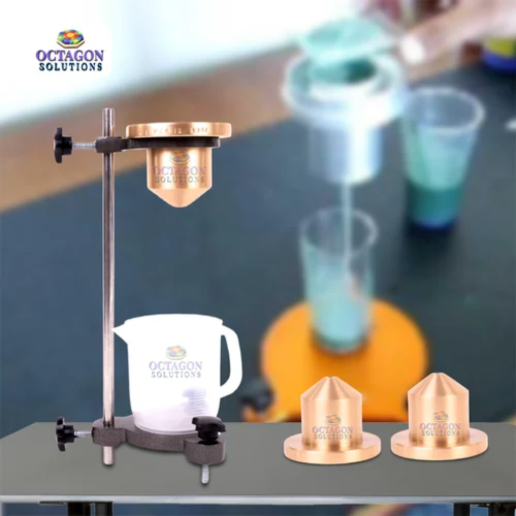 B4 & B6 Brass Viscosity Cup (With Stand) / Portable Ford Cup / B-4 ...